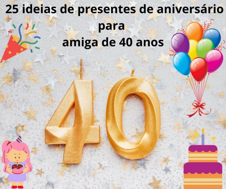 25 ideias de presentes de aniversário para amiga de 40 anos - Ideias ...